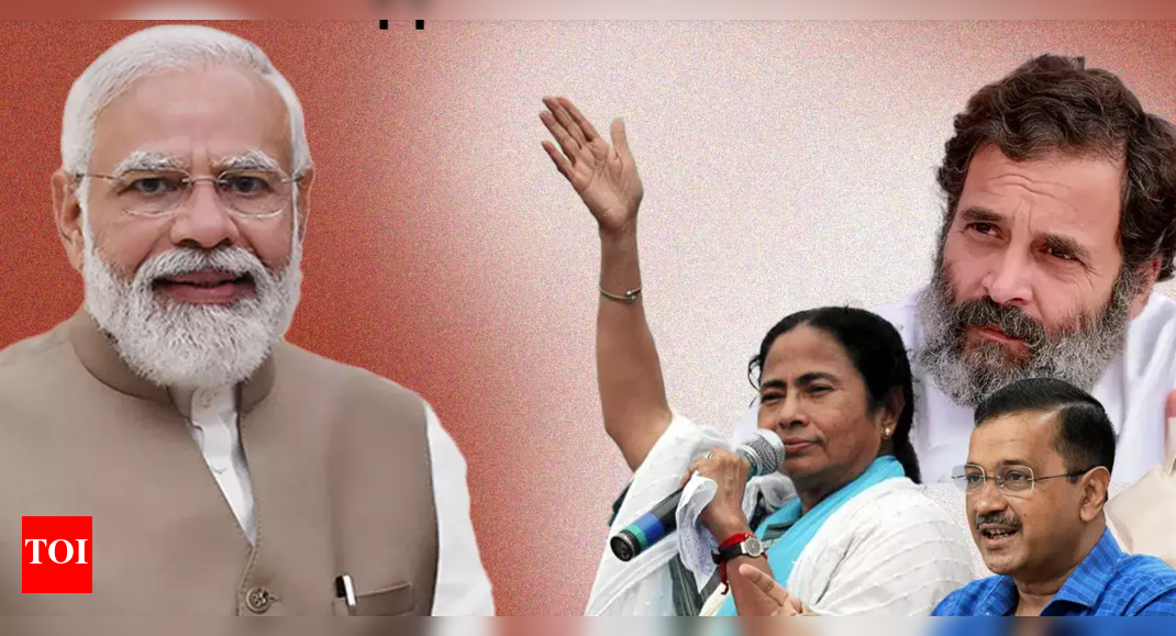 1. Political showdown: Oppn in east vs Modi in west - Times of India