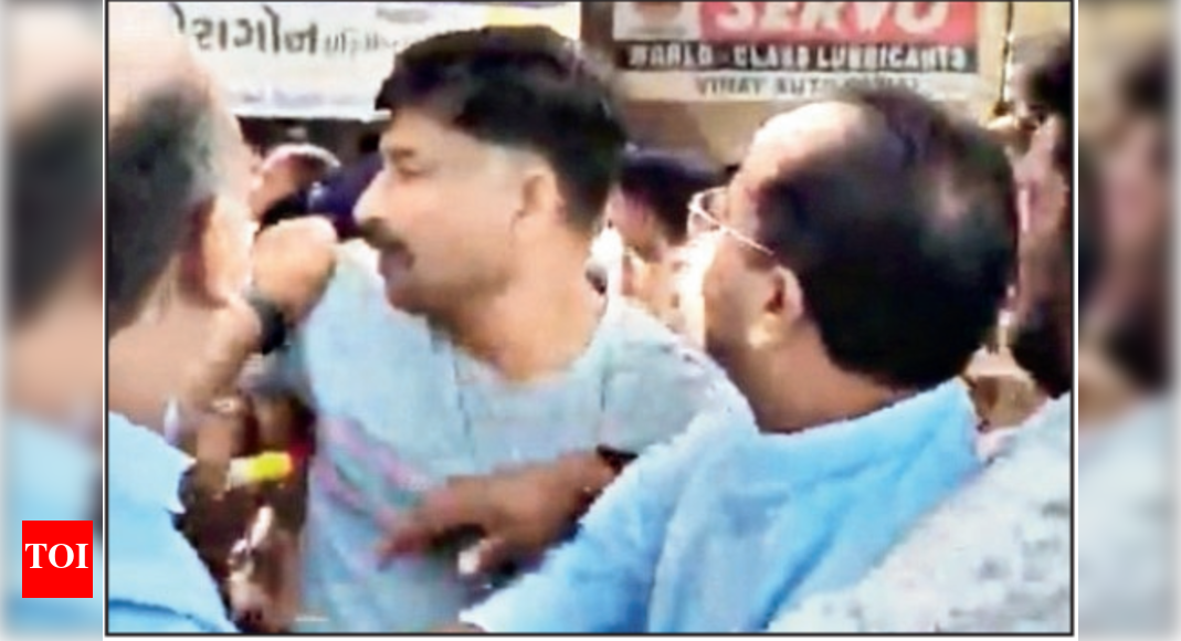 Rajputs, BJP men clash in Vadali | Ahmedabad News - Times of India