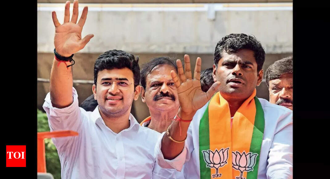 ‘Singham’ K Annamalai lends muscle to Tejasvi Surya’s campaign in ...