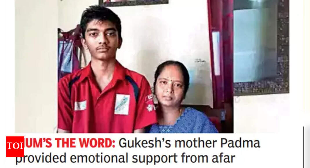 Brief pep talk from mother worked wonders for Gukesh | Chess News ...
