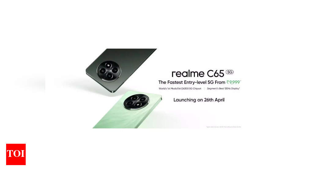 Realme C65 to launch in India on April 26: Here’s what the affordable 5G smartphone will offer ...