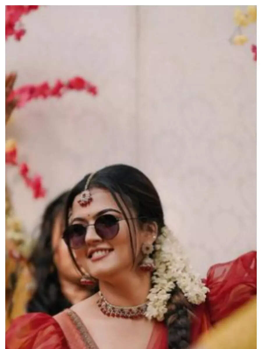 Glimpses of Aparna Das' radiant Haldi celebration! | Times of India
