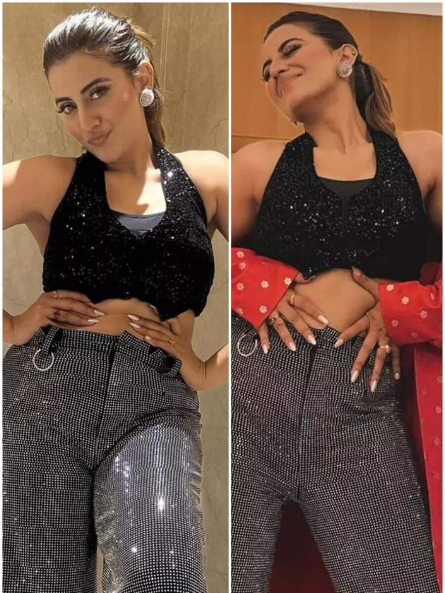 Akshara Singh's stunning look from an event | Times of India