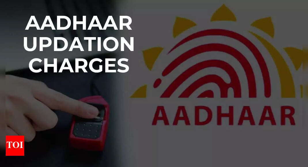 Aadhaar updation charges: What fee do you have to pay to get Aadhaar ...