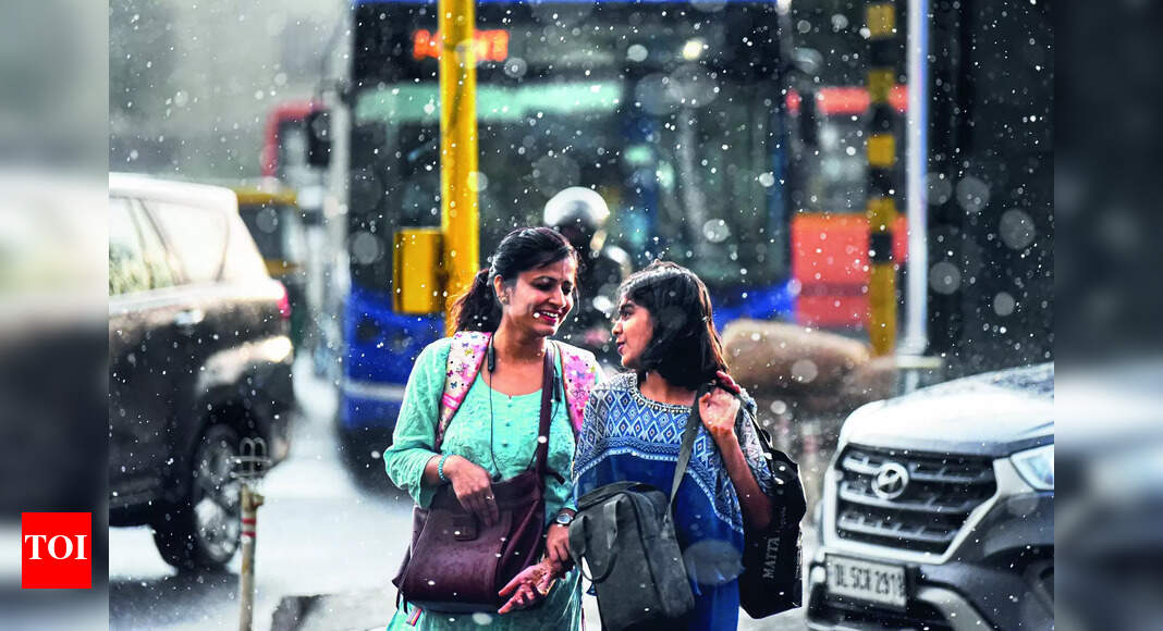 Rain: Rain & Gusty Winds Bring Relief, But Mercury To Cross 40c Soon | Delhi News - Times of India