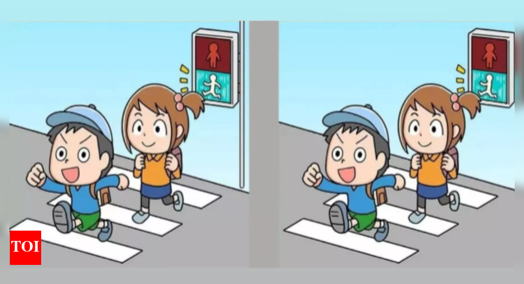 Optical illusion test: Spot the three differences in the image under 30 ...