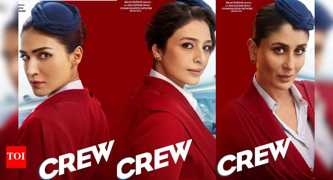 Kareena Kapoor, Tabu, and Kriti Sanon's recent release 'Crew' roars ...