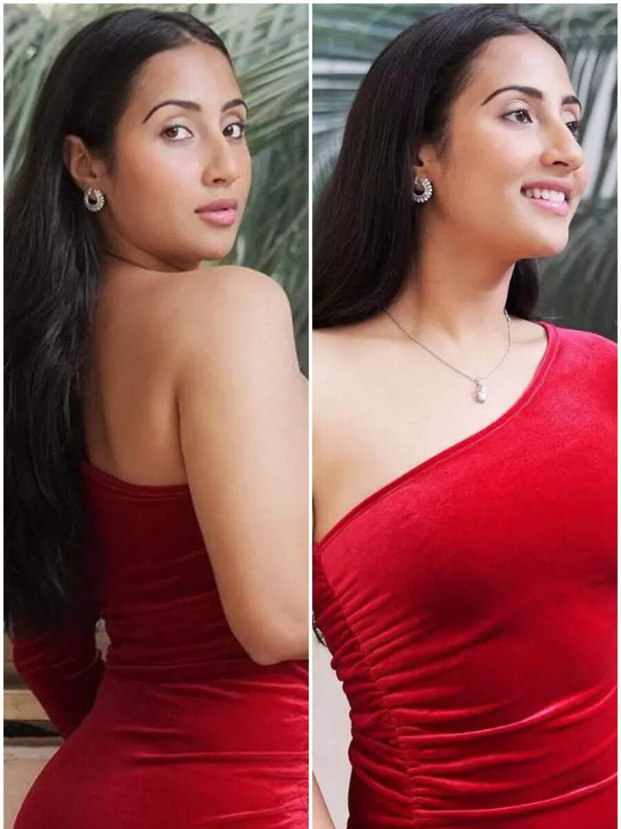 Sanyogita Yadav's gorgeous pics in red | Times of India