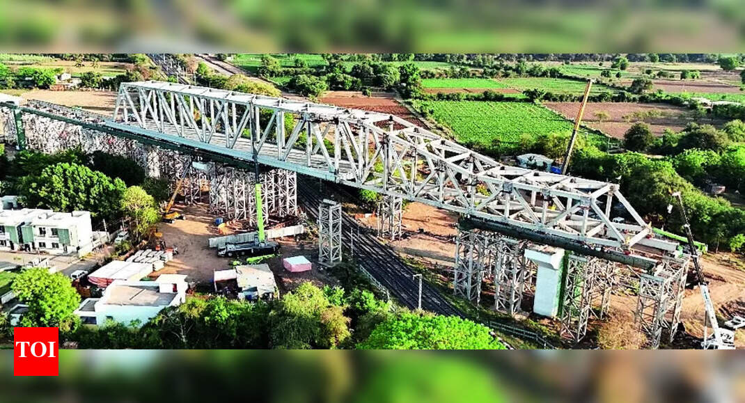 Steel Bridge: 2nd Steel Bridge For Bullet Train Complete | Ahmedabad ...