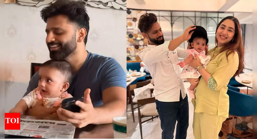 Rahul Vaidya's heartwarming video with baby Navya brings Joy, netizens ...