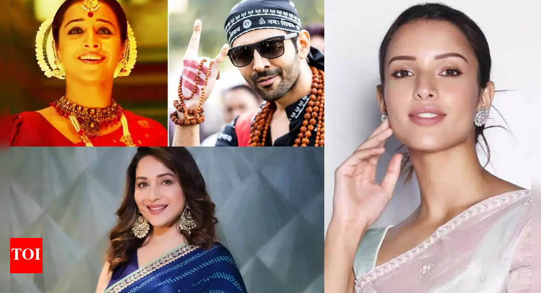 Vidya Balan, Madhuri Dixit, Kartik Aaryan and Triptii Dimri to dance to the spooky tunes of 'Ami ...