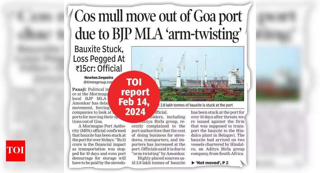 After BJP MLA’s ‘arm-twisting’, Birlas shift Goa ops to M’rashtra | Goa ...