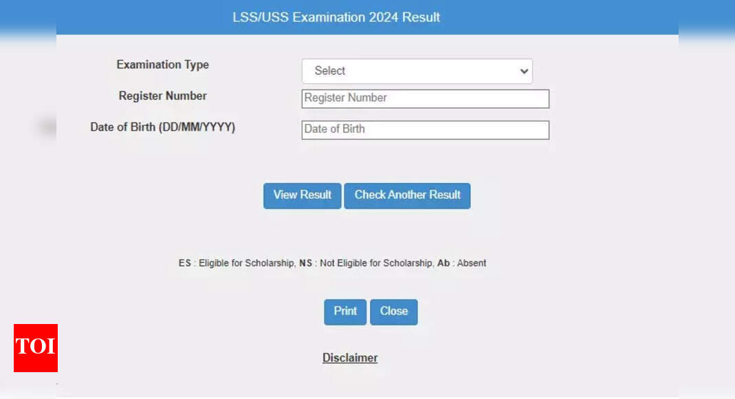 Kerala LSS USS Result 2024 declared at bpekerala.in, direct link to download - Times of India