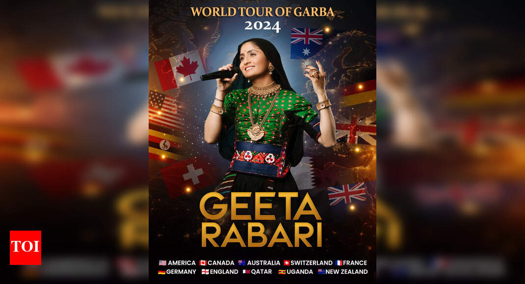Singer Geeta Rabari set to take the world groove with 'Garba World Tour ...