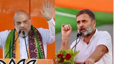'Rahul Baba is spreading lies': Home minister Amit Shah slams Cong's reservation claim | India ...