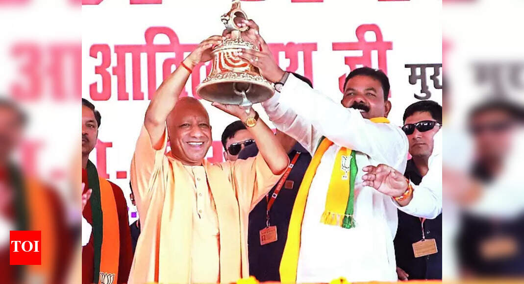 Yogi Adityanath: Vote to oppn will bring back corruption, law and order issues | Lucknow News ...