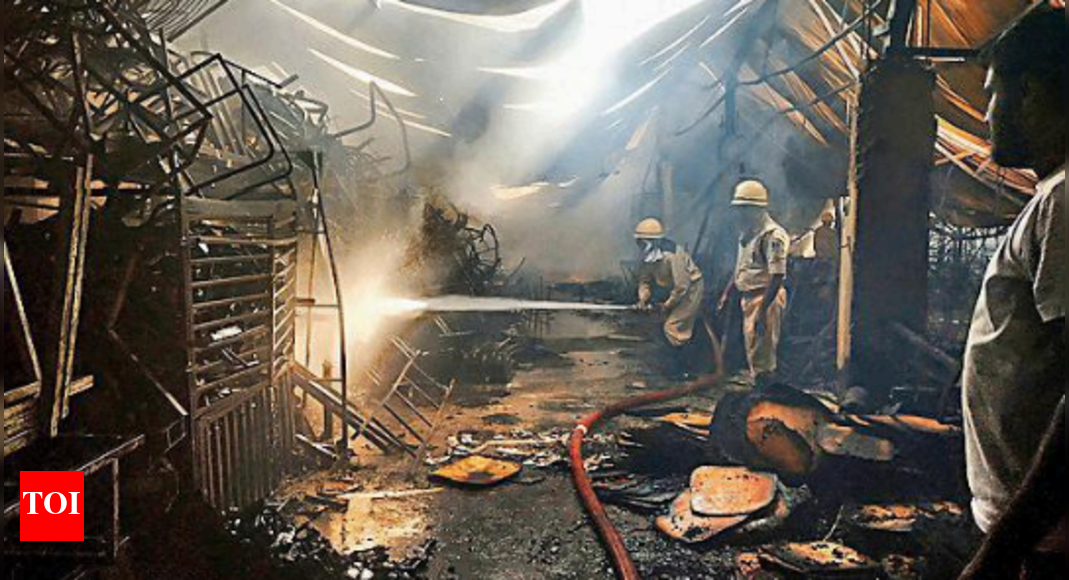 Fire: Massive Fire Destroys Furniture Factory | Indore News - Times of ...