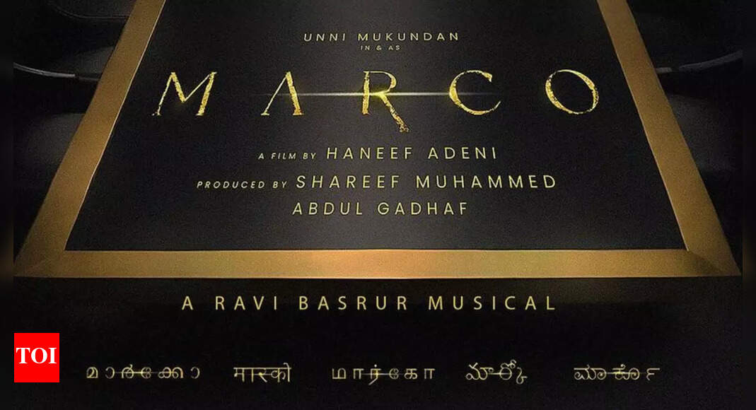 Unni Mukundan's 'Marco' to go on floors on THIS date | - Times of India