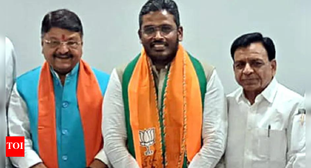 Ahead of poll, Congress candidate for Indore withdraws, joins BJP ...