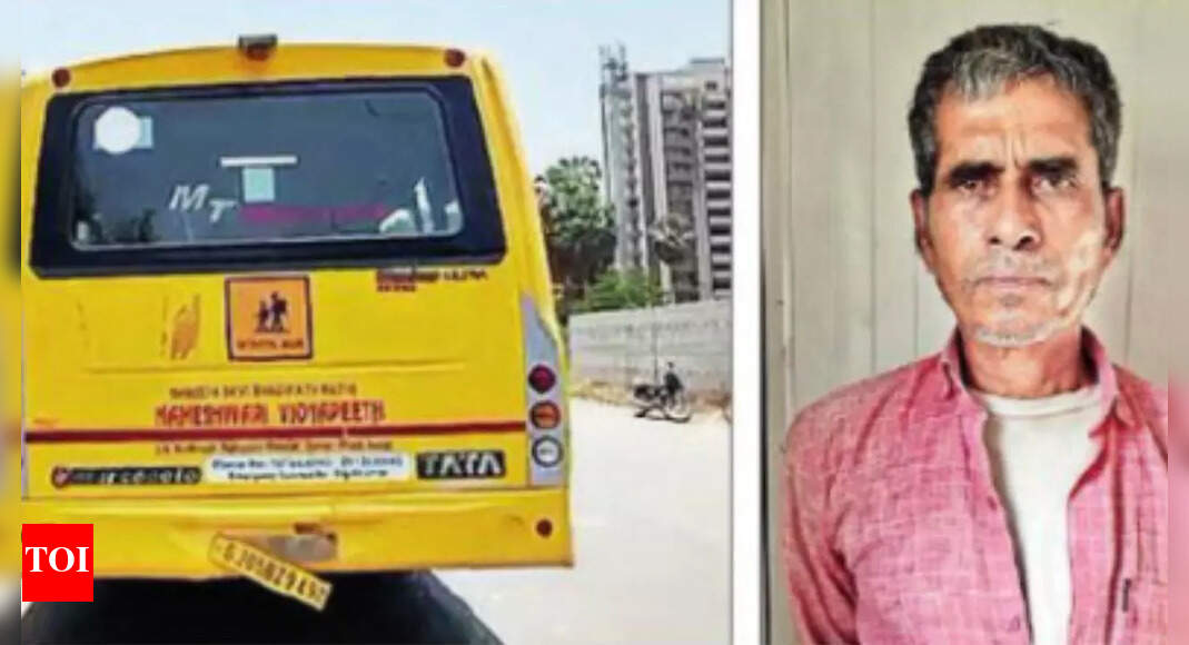 Terrifying school bus ride in Surat: How alert students stopped vehicle ...