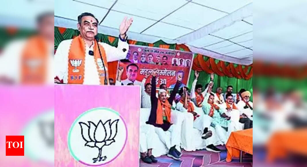 BJP: Congress’ rule was full of scams: Tandon | Chandigarh News - Times ...