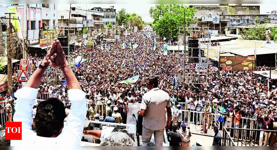 YS Jagan: Jagan lists out development projects initiated by his govt | Vijayawada News - Times ...