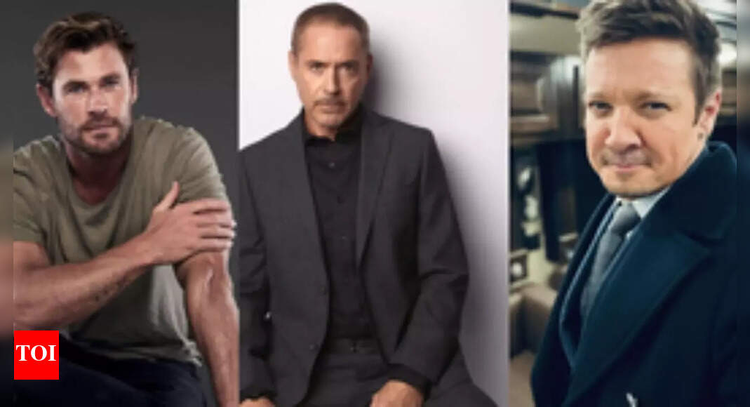 Chris Hemsworth, Robert Downey Jr. cheer 'Avengers' co-star Jeremy ...