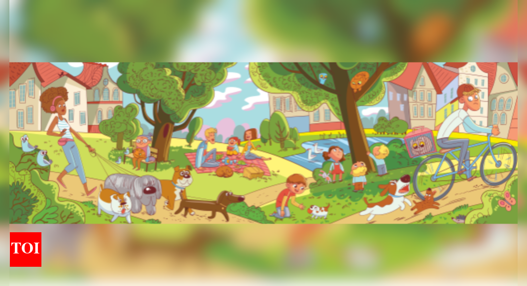 Brain teaser challenge: Spot the 10 hidden animals in this colorful ...