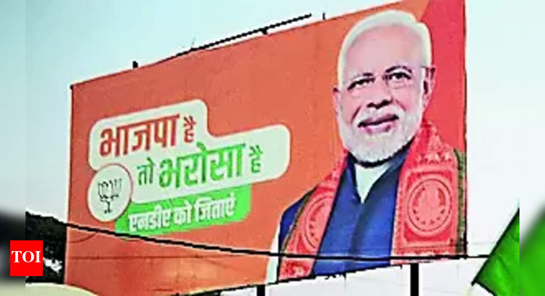 BJP files complaint over removal of party banners in Hyderabad city ...