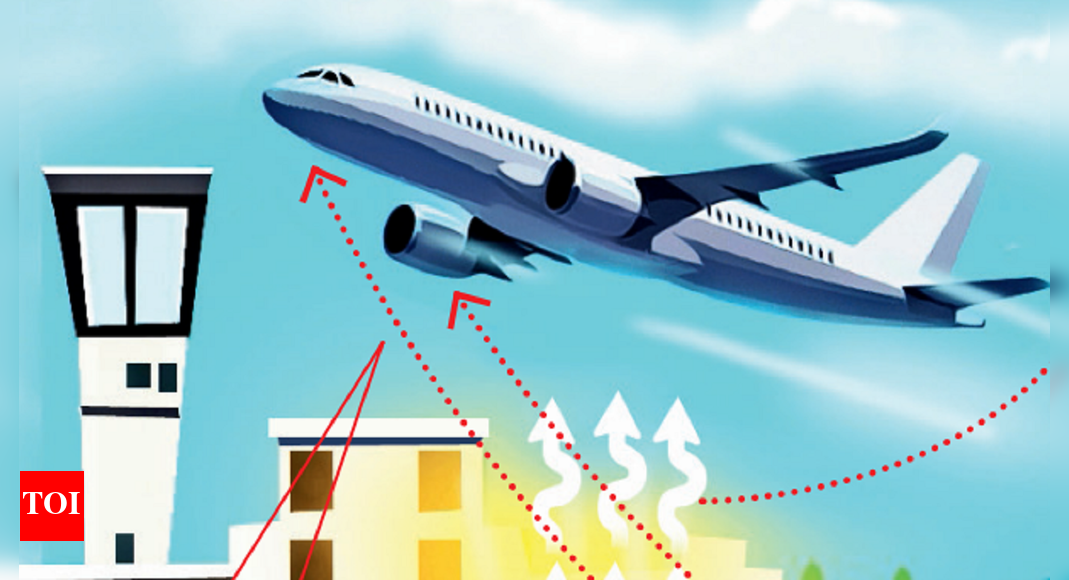 Impact of heatwave of flight landings and take-offs | Air thins out ...