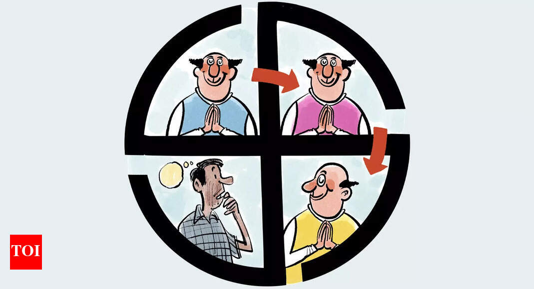The neta-janata divide | India News - Times of India