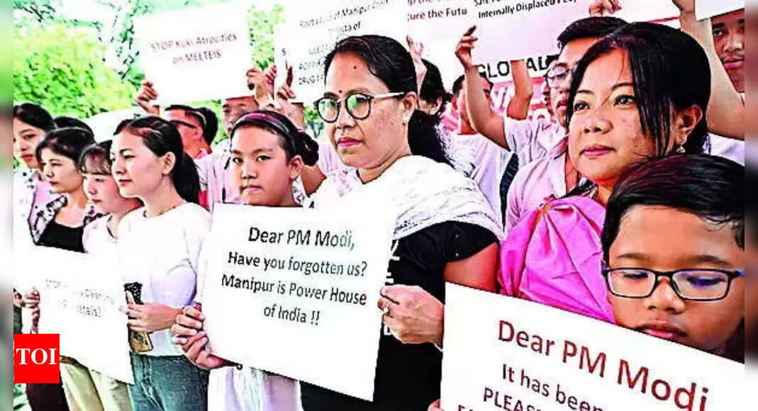 Protests, peace appeals mark a year of Manipur ethnic conflict ...