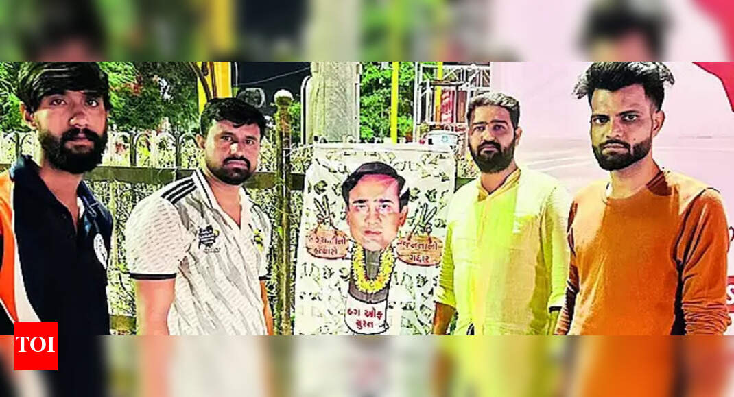 Kumbhani: Posters Dub Kumbhani as 'Thug of Surat' | Surat News - Times ...