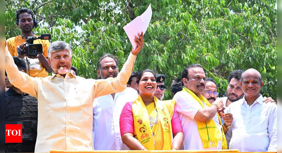 Chandrababu Naidu labels 'land titling act' as YSRCP's land grabbing act, tears G.O copies at ...