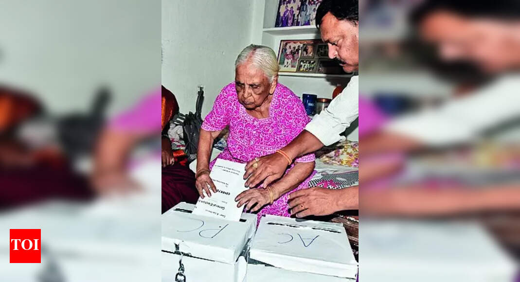 Home Voting: Elderly and Disabled in Cantt Vote from Home for LS ...