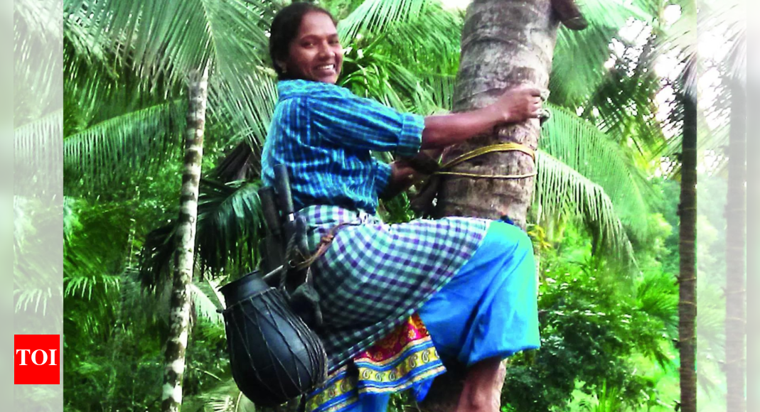 Can’t keep a determined woman down, shows Kerala’s first woman toddy ...