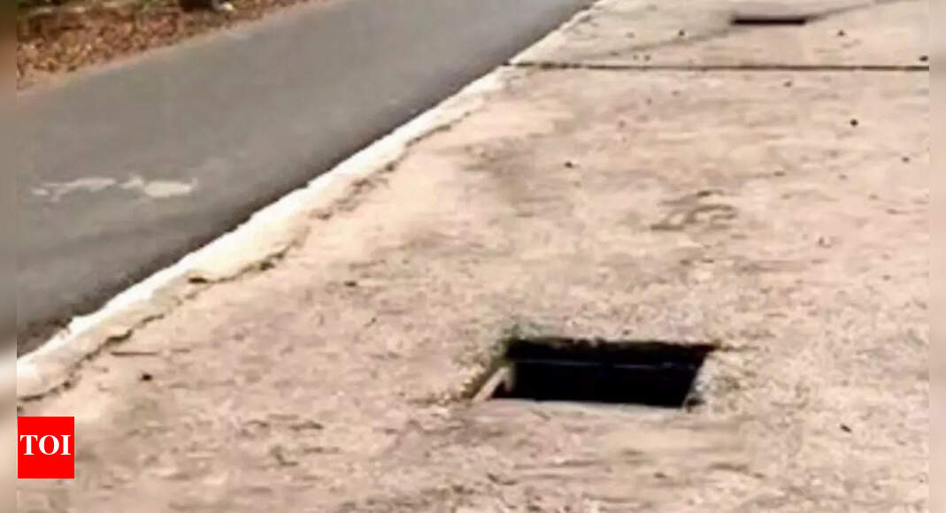 Watch your step: Missing manhole covers pose accident threats here ...