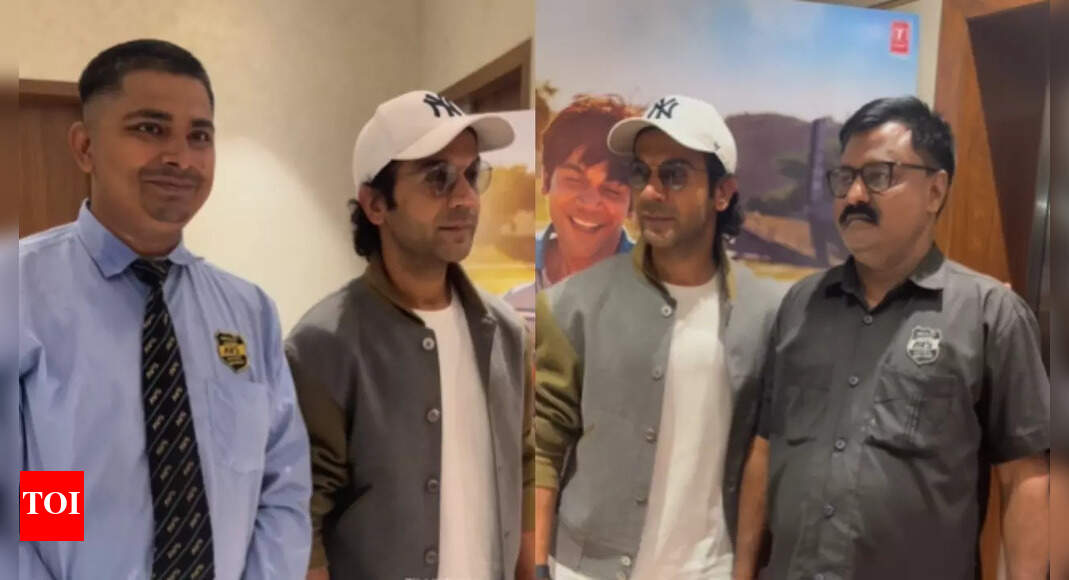 Rajkummar Rao's heartwarming gesture towards security guards goes viral ...