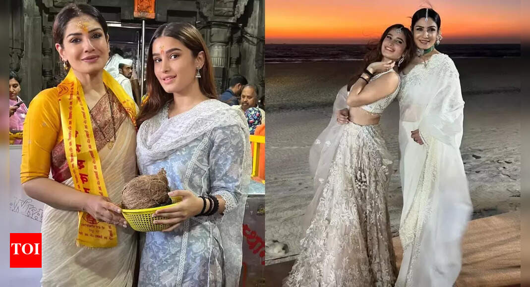 Raveena Tandon's daughter, Rasha Thadani captivates hearts with her ...