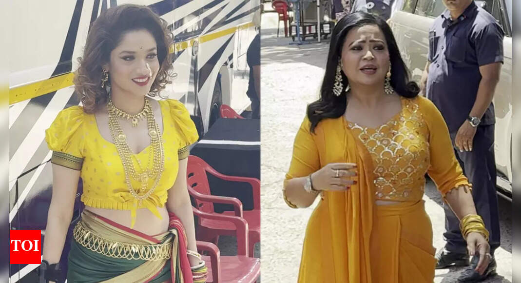 Ankita Lokhande and Bharti Singh pay tribute to Madhuri Dixit on Dance Deewane 4 | - Times of India