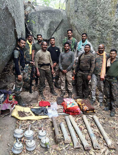 12 IEDs found, defused at Gadchiroli Red zone | India News - Times of India
