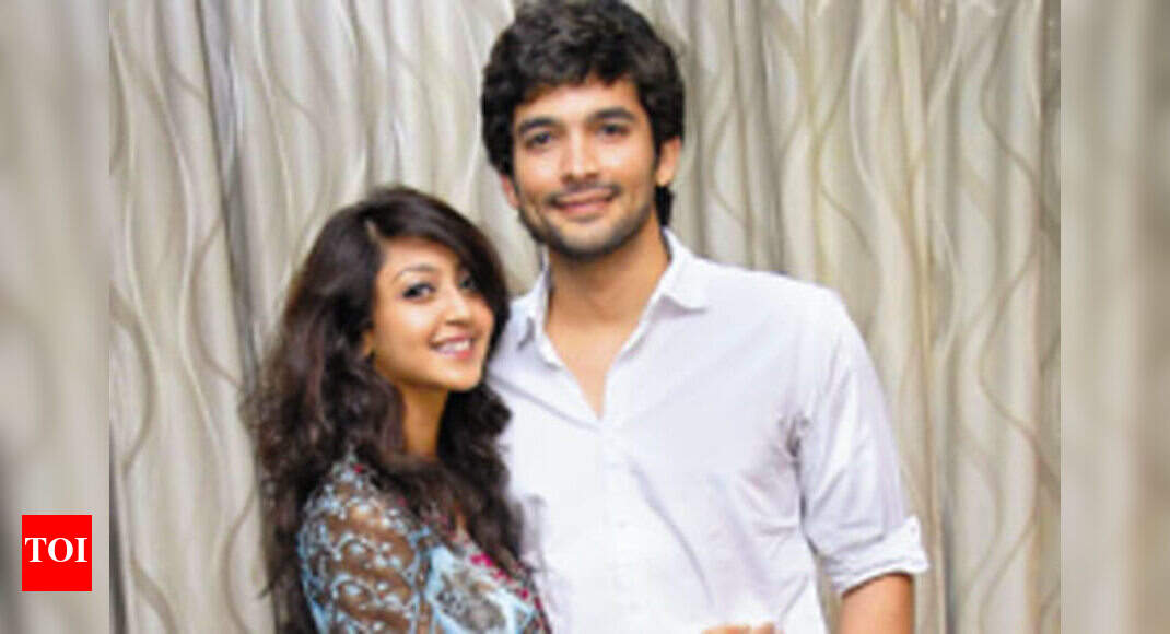 Diganth, Aindrita Ray at a filmi party | Hindi Movie News - Times of India