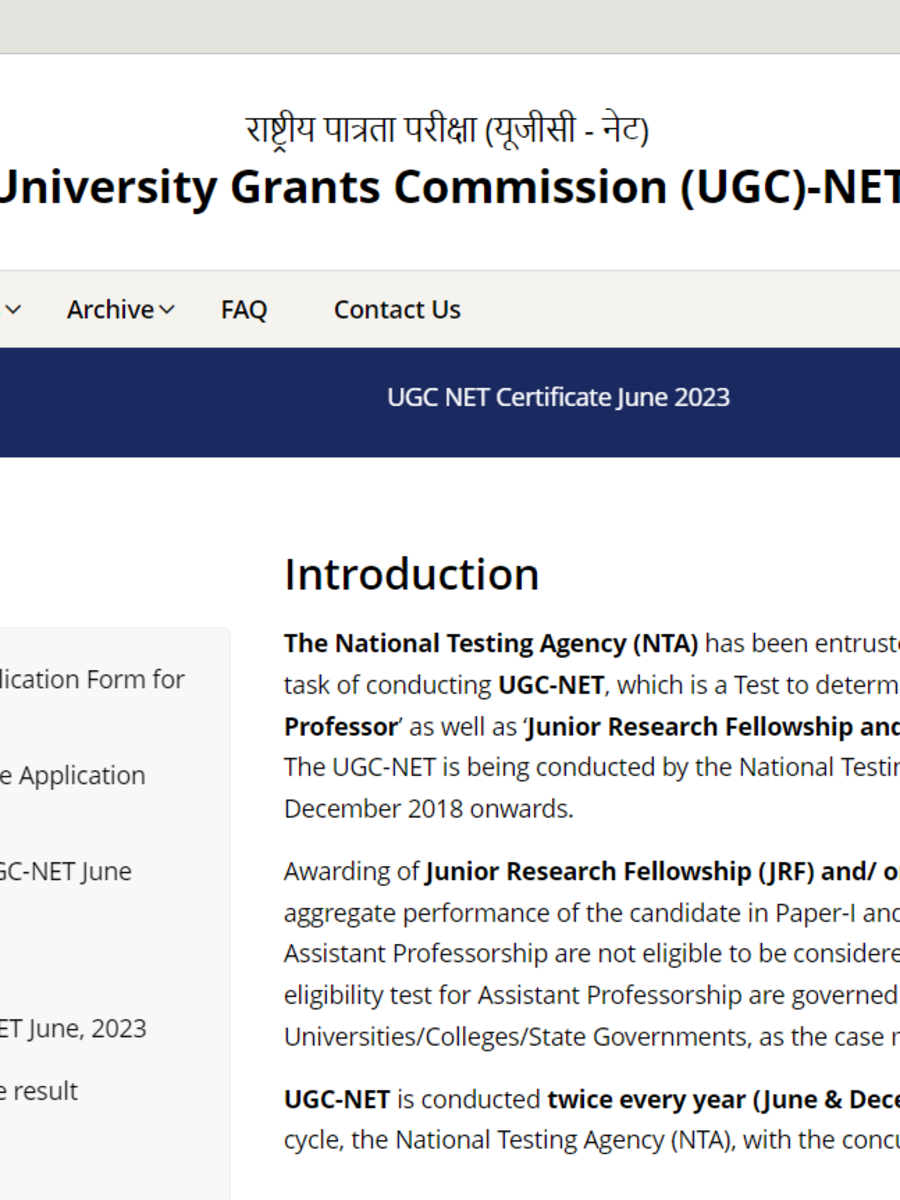 UGC NET 2024 June Registration Closes Tomorrow on ugcnet.nta.ac.in ...