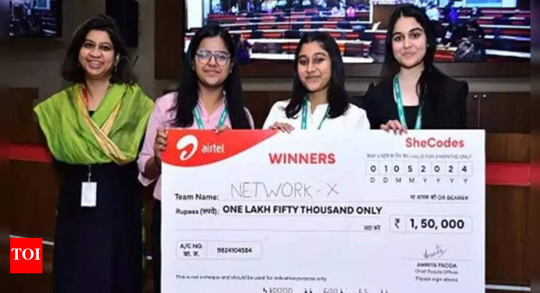 Airtel & TechGig concludes 'She Codes' hackathon to empower female tech talent - Times of India