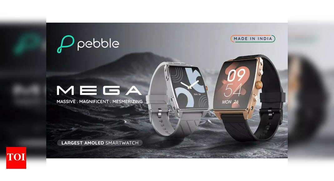 Pebble Mega smartwatch with AMOLED display, Bluetooth calling support launched, priced at Rs ...