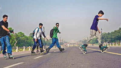 Swizzle and glide with Delhi’s skating squad - Times of India