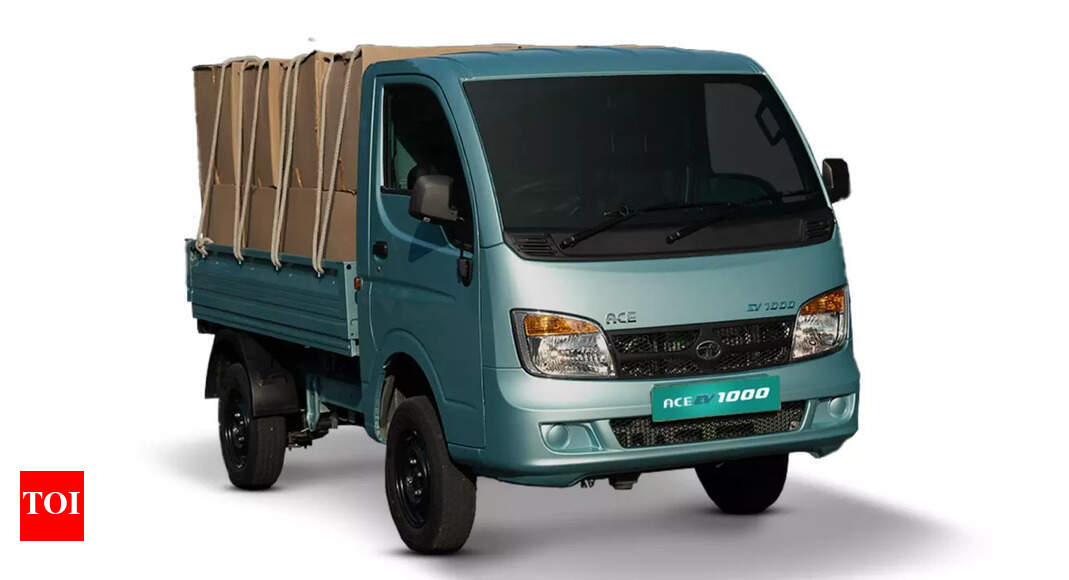 Tata Ace EV 1000 debuts with 161 km range payload capacity to carry even a Punch SUV Details The Times of India