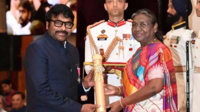 Chiranjeevi expresses gratitude post Padma Vibhushan honor | - Times of India