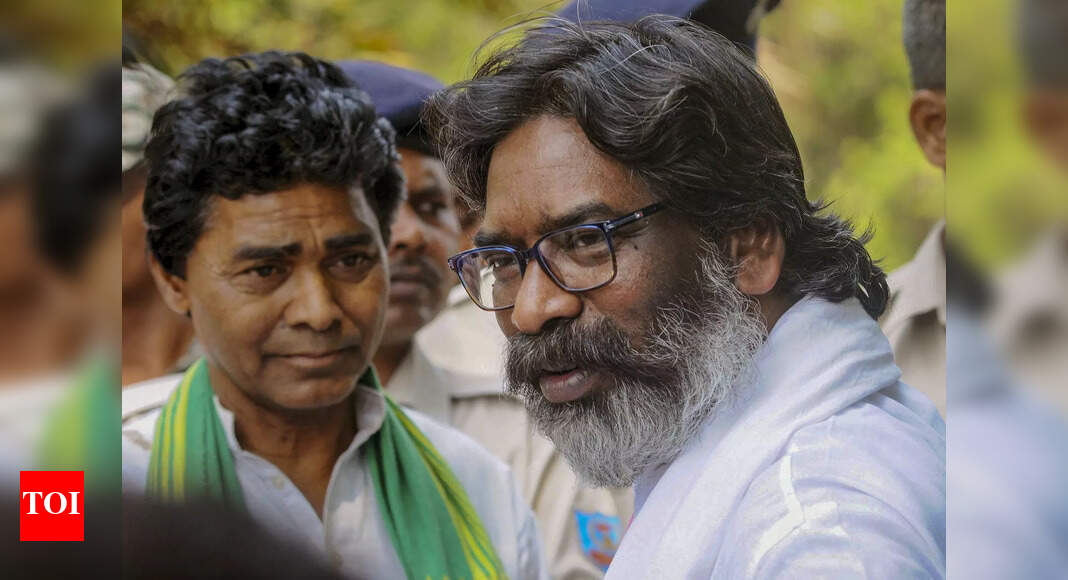 SC disposes of former CM Hemant Soren's plea in money laundering case | India News - Times of India