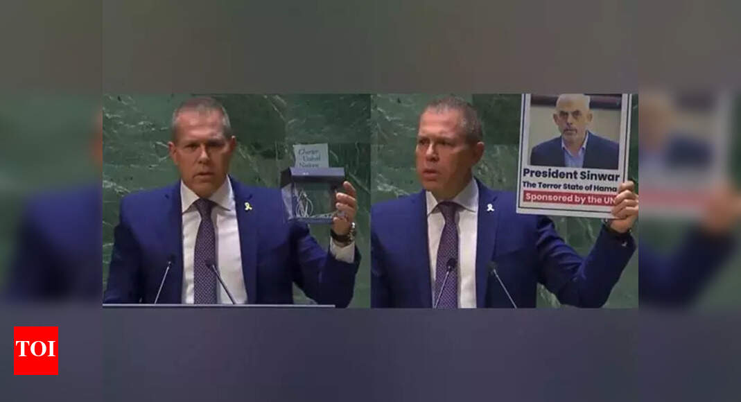 Angry Israeli envoy shreds UN Charter over resolution supporting full ... Angry Israeli envoy shreds UN Charter over resolution supporting full ...